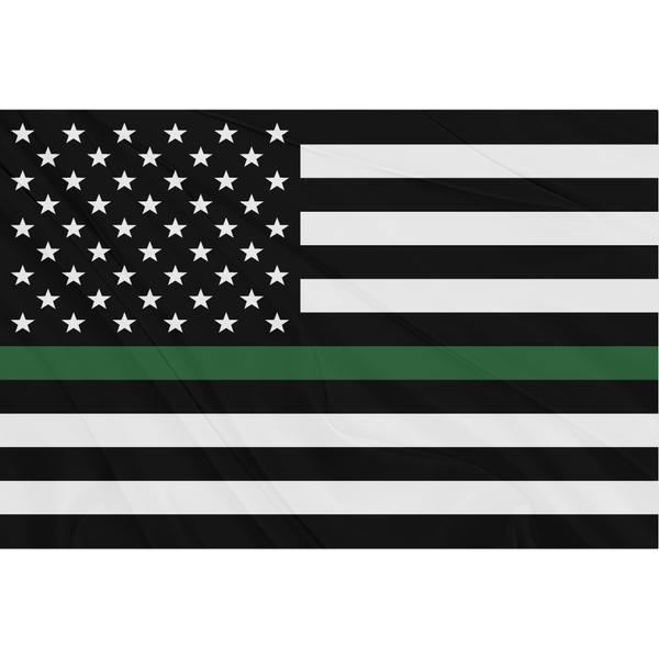 Green Line USA Flag – Fest Flags
