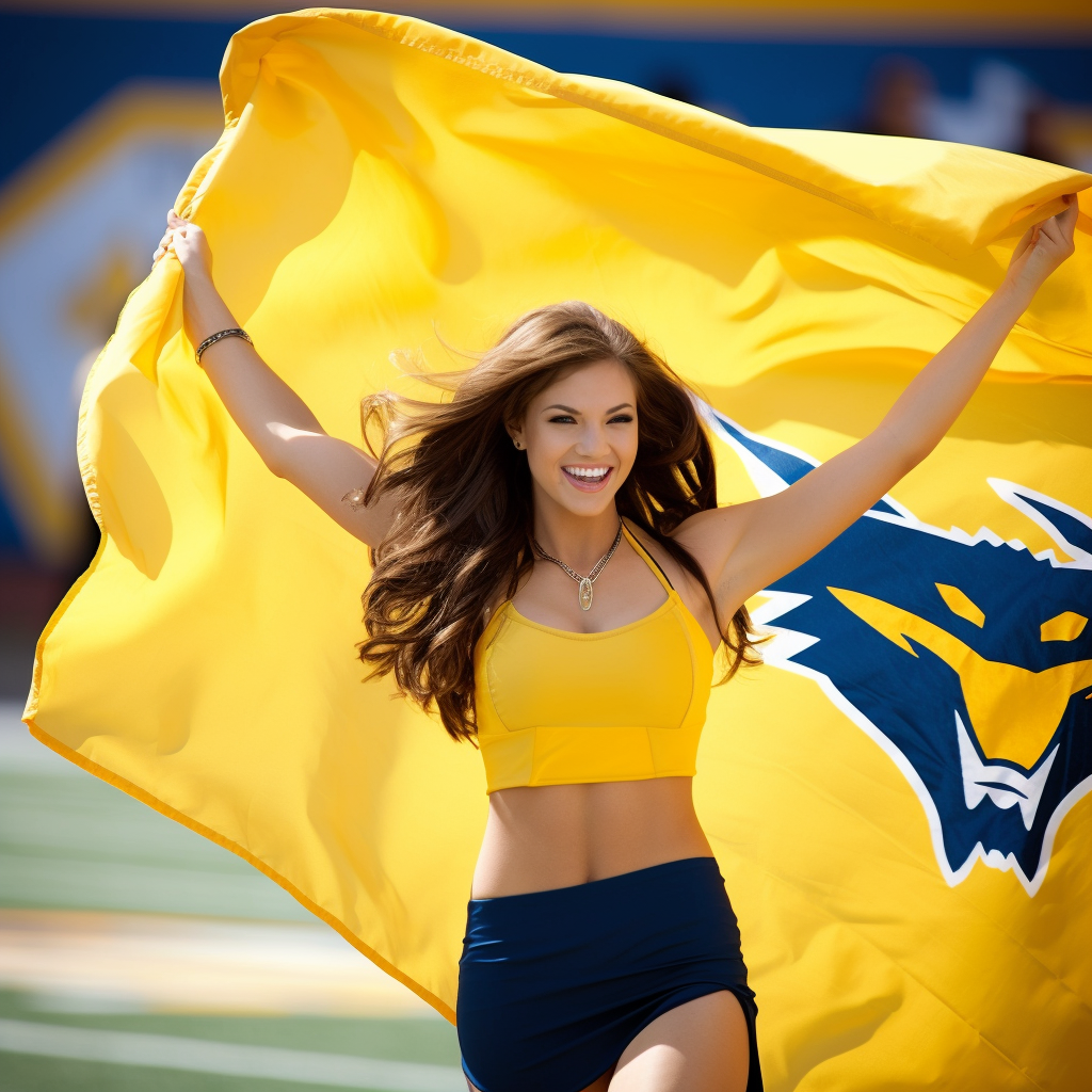 Custom Cheer Leading and Field Runner Flags – Fest Flags