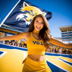 Custom Cheer Leading and Field Runner Flags – Fest Flags